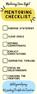 Checklist for a Successful Teacher Mentoring Program - Allyson Apsey
